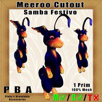 Second Life Marketplace - Meeroo Cutout Samba Festivo